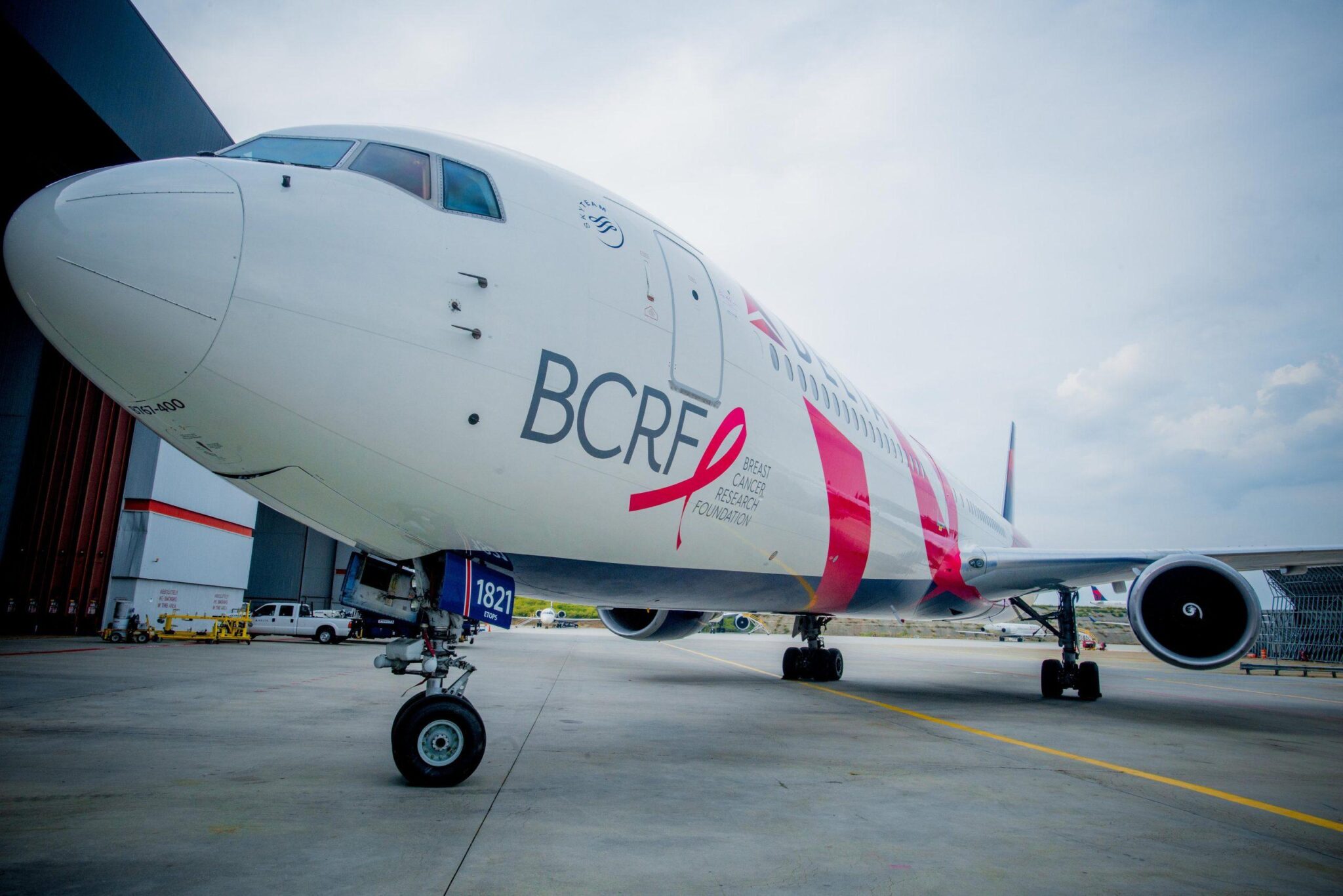 Delta and BCRF Soar to New Heights | Breast Cancer Research Foundation