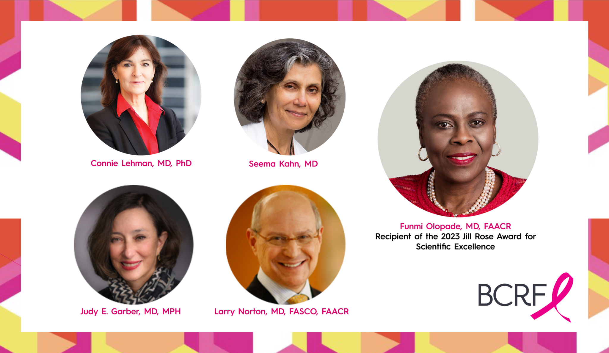 Meet the 2023 Panelists for BCRF’s Symposium and Awards Luncheon | Breast Cancer Research Foundation